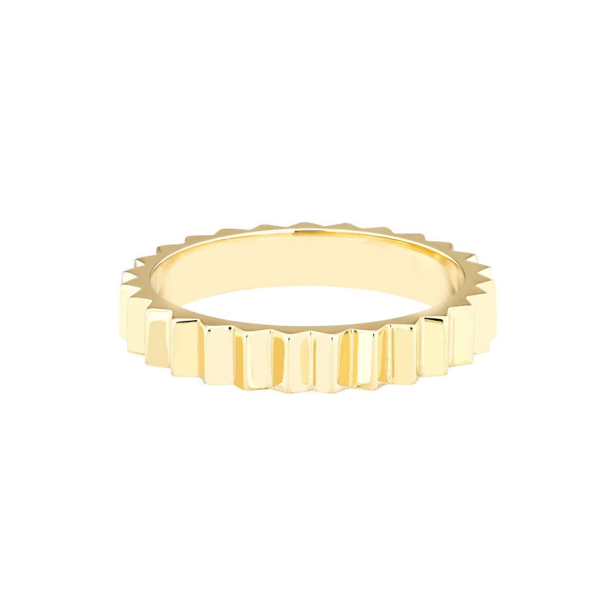 Gold Fluted Band – SMITH + MARA