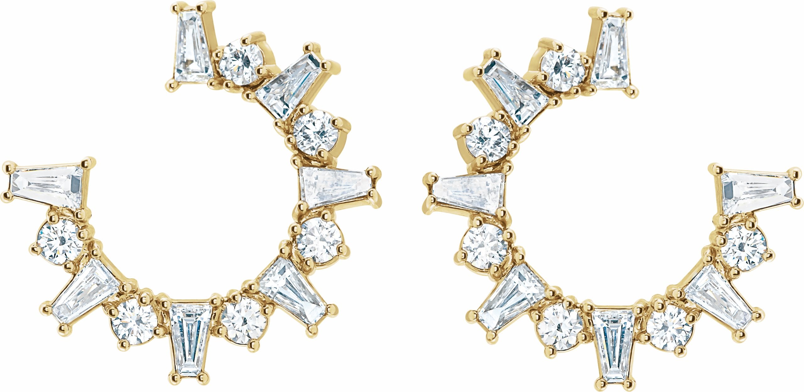 Fancy Diamond Hoops – SMITH + MARA